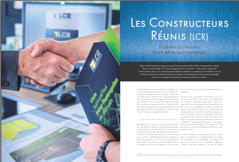 LCR - Les Constructeurs Réunis | Les Constructeurs Réunis : Fédérer le ...