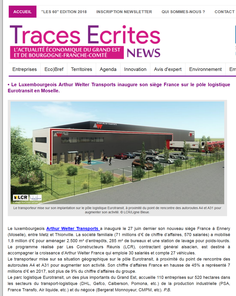 LCR - Les Constructeurs Réunis | Le Luxembourgeois Arthur Welter ...