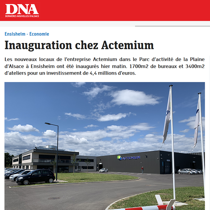 LCR - Les Constructeurs Réunis | Inauguration chez Actemium