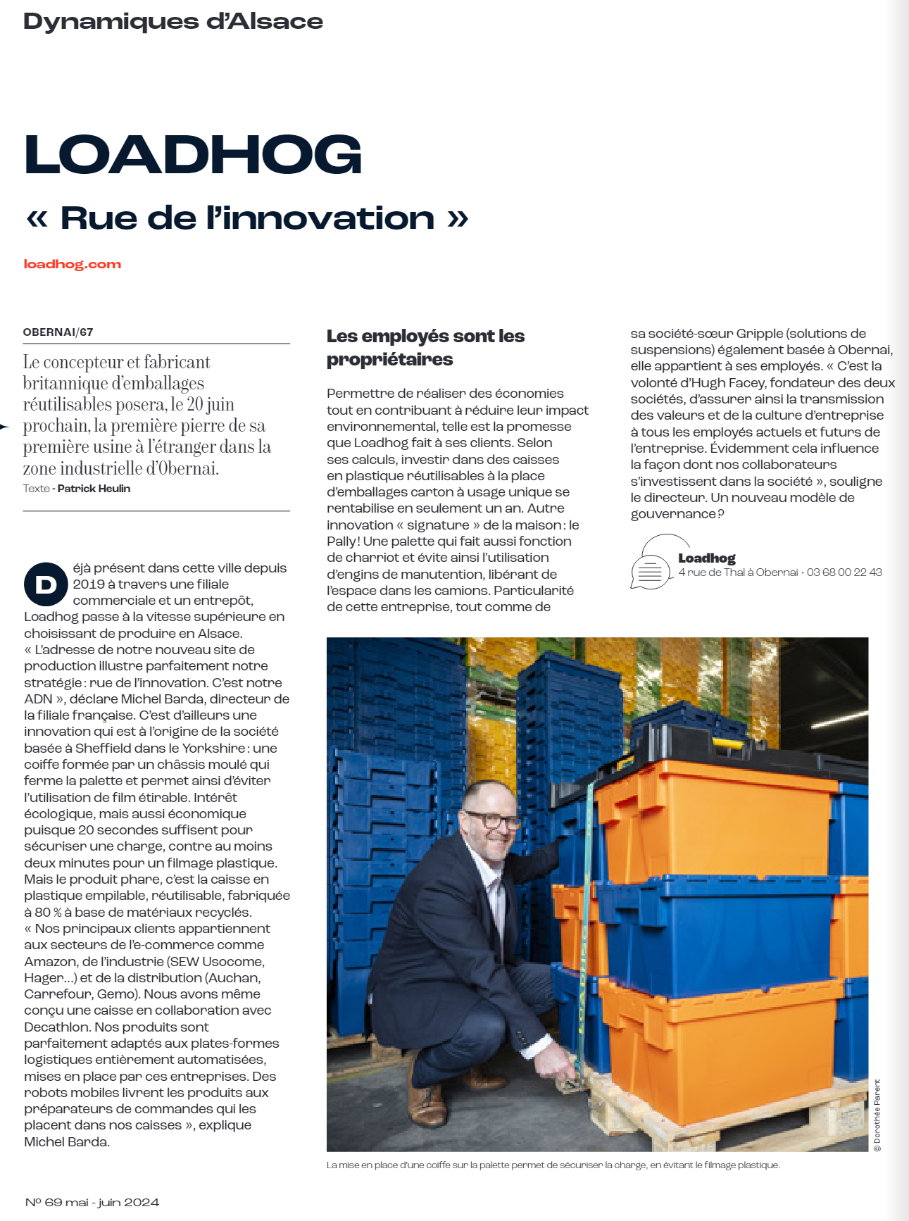 LCR - Les Constructeurs Réunis | LOADHOG "Rue de l'innovation"